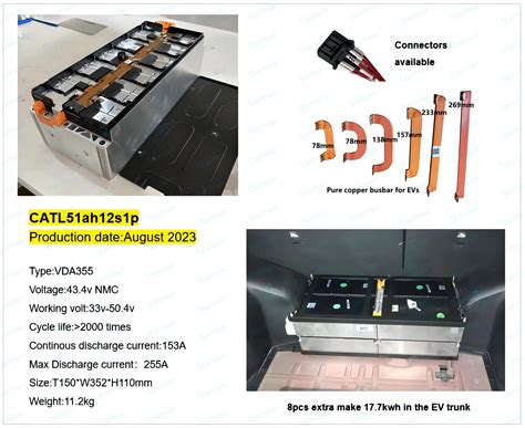 Starmax Catl 12s1p 44 4v 43 6v 51ah Nmc Battery Module Pack 50ah 12s1p