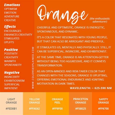 How To Describe Orange Color At Lawrence Henry Blog