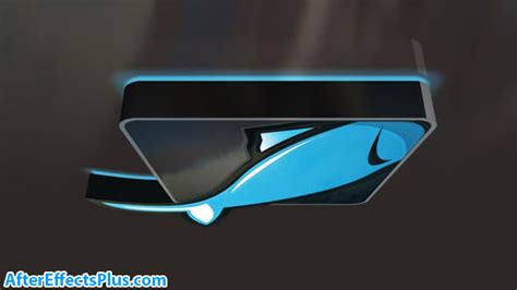 پروژه افتر افکت نمایش لوگو براق سه بعدی 3d Glossy Logo