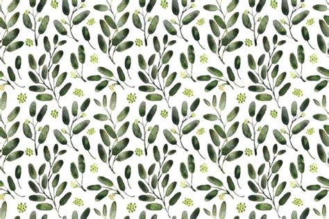 Somerset House Images Lisa Watercolor Seeded Eucalyptus Pattern