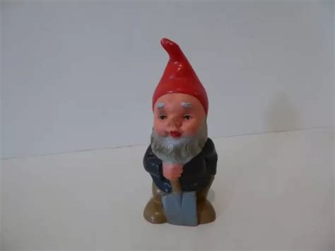 Vintage Gnome Figurine Toy Doll Plastic Es Picclick Uk