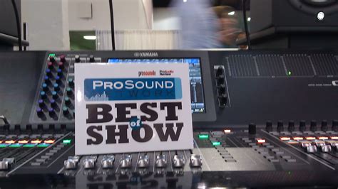 Trainers On The Road Yamaha Cl Series Awarded Best Of Show By Prosound Network At Nab