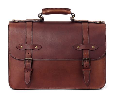 Full Grain Leather Briefcase For Men A Classic Lawyers Briefcase