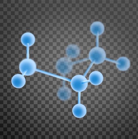 Simplicity Chemical Molecule With White Background 3d Rendering