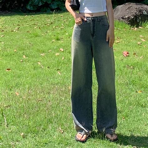 고고싱 [롱와이드데님 여름청바지] 얇은 데님 워싱 와이드 팬츠 여름바지 얇은데님 썸머 Ykk 기장별