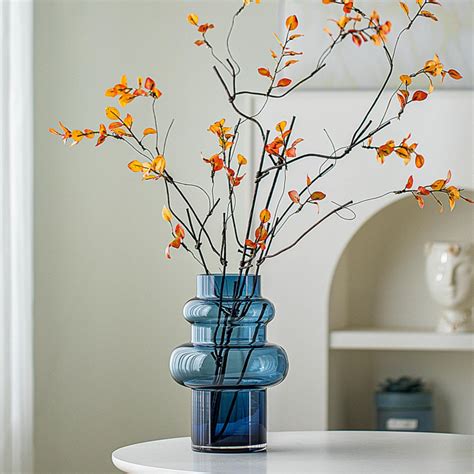 Clear Bubble Glass Vase Thickened Hand Blown High Quality Modern
