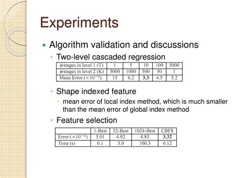 ppt face alignment by explicit shape regression powerpoint