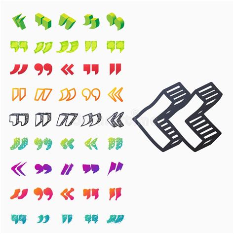 Quote Sign Icon Text Concept Message Bubble Dialog Symbol Quotation Citation Vector Quotation