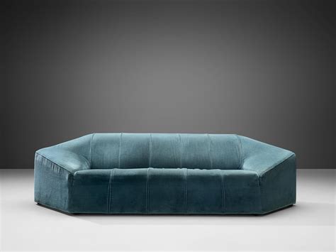 Italian Hexagonal Shaped Sofa For Sale At 1stdibs Hexagonal Sofa