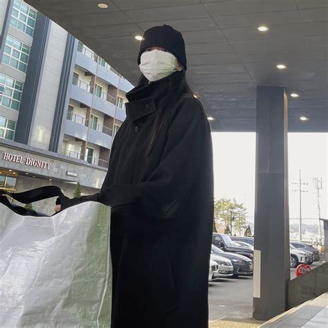 맥시 발마칸 롱코트 겨울 4온스 누빔 래글런 나그랑 오버핏 빅사이즈 블랙 오버사이즈 아우터 롱기장 키큰여자코트 결혼식 하객 에이블리