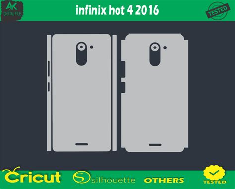 Infinix Hot Pro Skin Vector Template