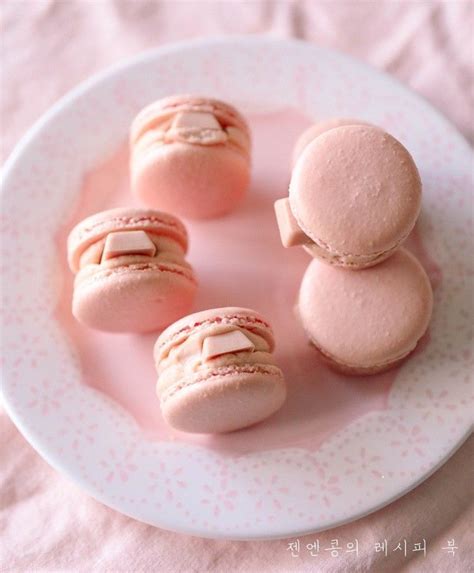 딸기우유 마카롱 만들기 프렌치 마카롱 만드는법 네이버 블로그 Desserts Macaroons Deli Food