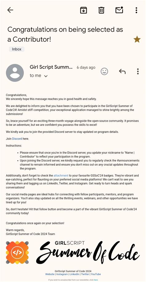 Ankita Sinha Ray On Linkedin Gssoc24