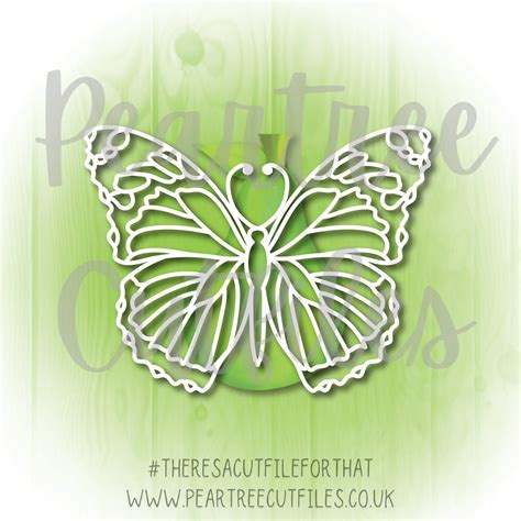 Flutterby Butterfly Peartree Cutfiles
