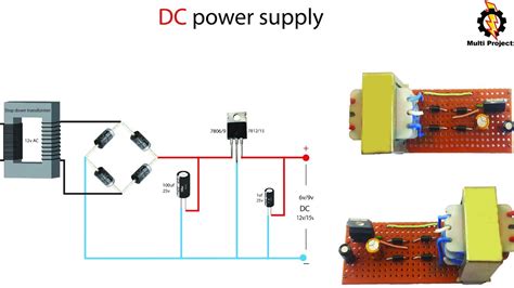 How To Make 12 Volt Dc Power Supply Youtube