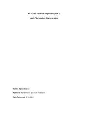 ECE Lab Report Docx ECE Electrical Engineering Lab Lab Workstation