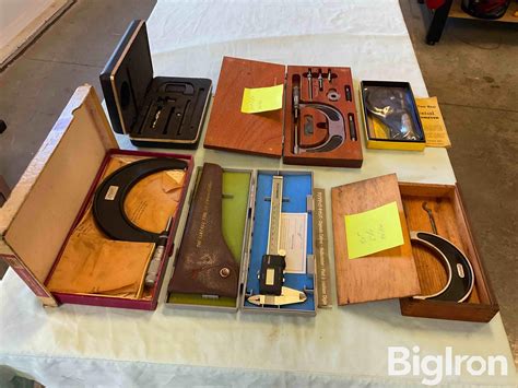 micrometer and caliper sets bigiron auctions