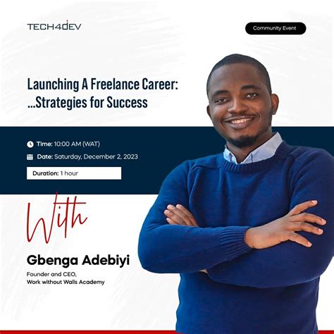 Tech4dev Freelanceinsight Tech4devcommunity Upskill Love Ehigiator