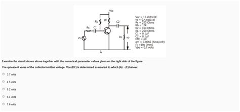 Solved The Circuit Shown Below Is Supplied With An Input Chegg