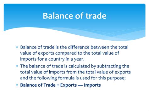 Balance Of Trade Pptx