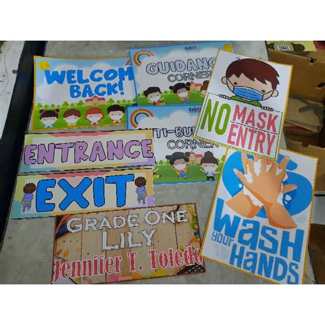 Classroom Decor Teacher Corner Poster Decor Laminated A4 Size