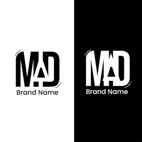 Logotipo De Letra M A D Plantilla Diseño De Plantilla De Logotipo De