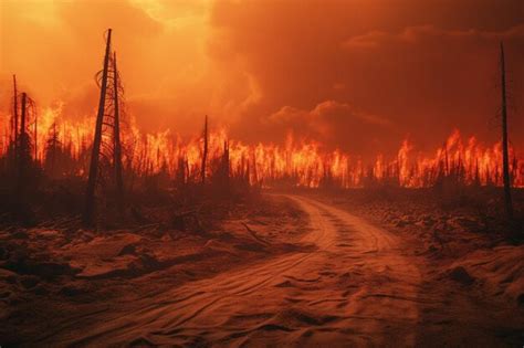 Premium Ai Image Global Warming Intensifies Disasters With Extreme Temperatures