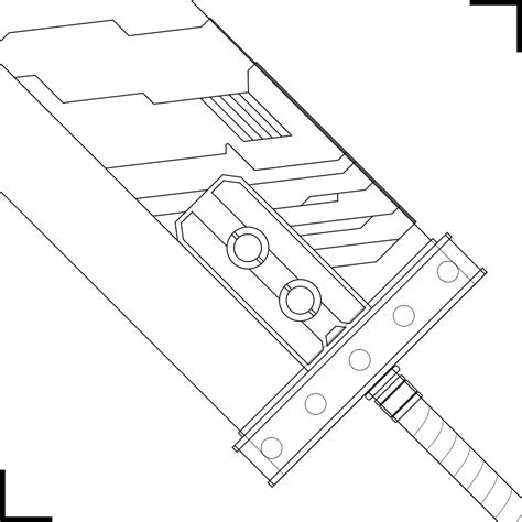 Final Fantasy Vii Cloud Buster Sword Cosplay Pattern Chrisekaicosplay