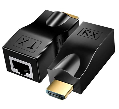 1goal® Hdmi Extender 4k Adapter Over Cat5e 6 1pair Hdmi Repeater To