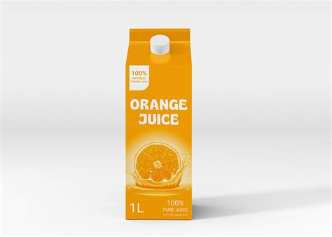 Orange Juice Packaging Design On Behance