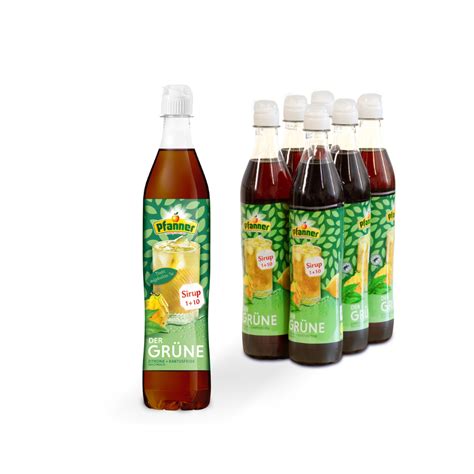 Pfanner Der Grüne Zitrone Kaktusfeige Sirup 0 7l Pfanner