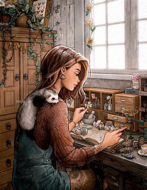 Ivyalive Original Commentary Highres Procreate Medium Symbol Only Commentary 1girl Arm