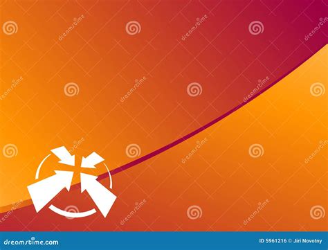 Orange Navigation Layout Stock Vector Illustration Of Space 5961216