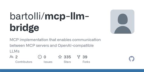 Github Bartollimcp Llm Bridge Mcp Implementation That Enables