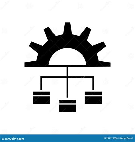 Function Settings Icon Vector Set Editable Illustration Sign Collection Automated System