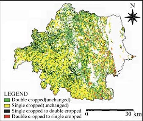 Area Changes Of Major Cropping Pattern Download Scientific Diagram