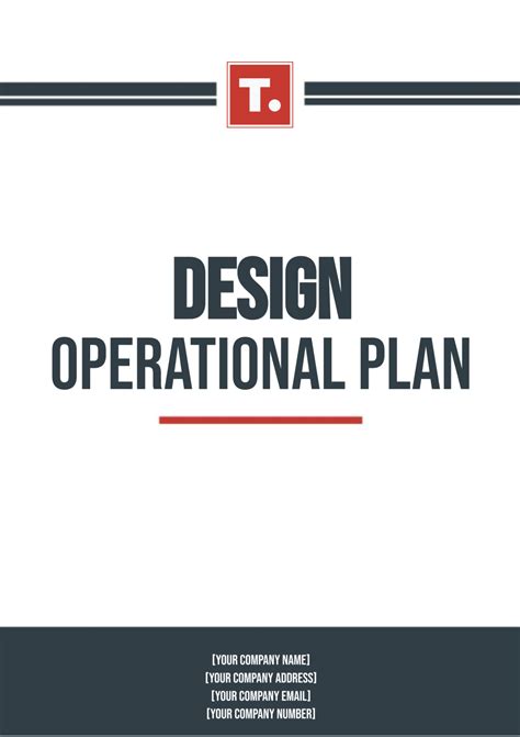 Free Design Operational Plan Template To Edit Online