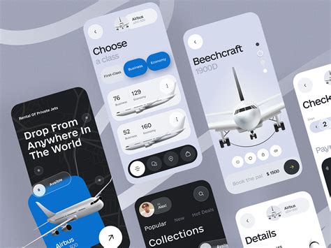 Aviation Mobile App By Anastasia Golovko On Dribbble