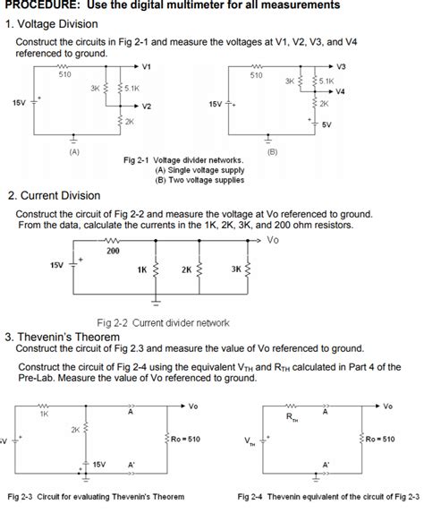 Solved Pre Lab 1a For Part 1a Of The Procedure