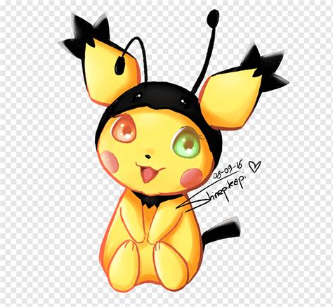 Pichu Pikachu Pokémon Trading Card Game Pikachu Honey Bee Hybrid Cartoon Png Pngwing