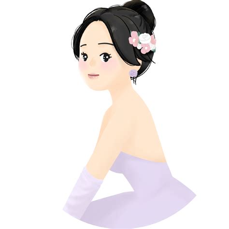 女神节手绘人物插画 女生 模板素材 稿定设计