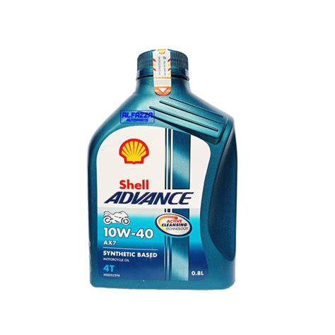 Oli Shell Advance Ax7 10w40 Shell Advance 0 8l Oli Shell Advance Ax7 800ml Lazada Indonesia