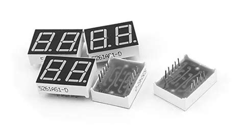 Display 7 Segmentos Catodo Comun 2 Digitos Rojo Arduino En Venta En