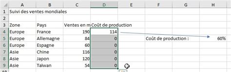 Apprendre à Utiliser Excel Pour Les Débutants Saisir Des Données Dans Excel Textes Nombres