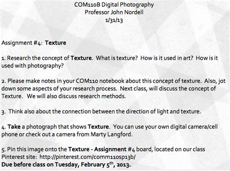 Texture Assignment 4 What Is Texture Digital Photography Art How