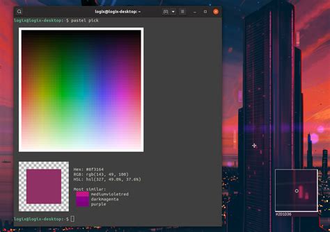 Pastel Is A New Tool To Work With Colors From The Terminal Linux Uprising Blog