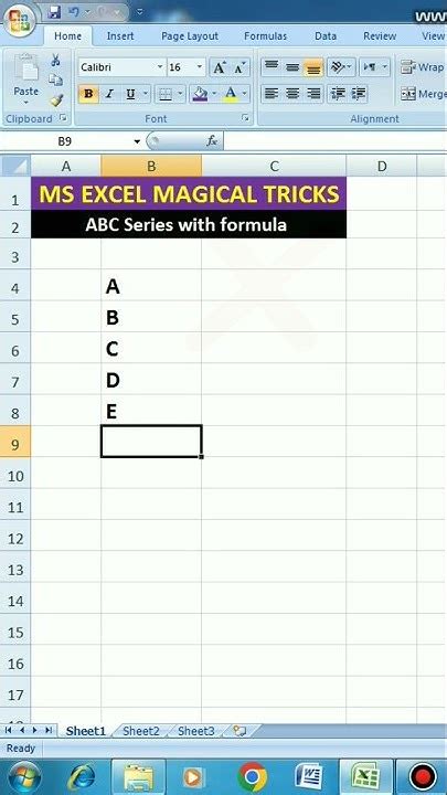 Ms Excel Magical Tricks😱 Excel Excelformula Exceltricks