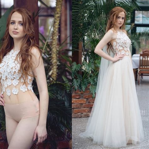 Lace Halter Wedding Dress Etsy