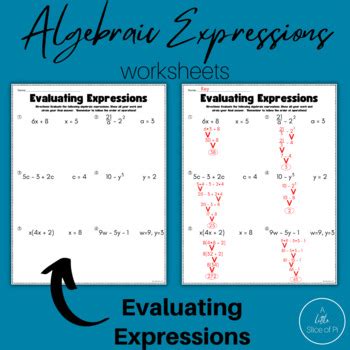 Evaluating Algebraic Expressions Algebraic Expression Evaluating Expressions