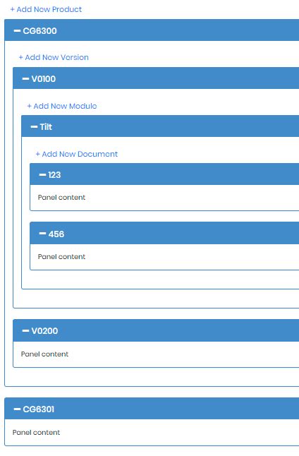 Jquery Nested Accordion Show Border Only For First Parent Bootstrap Stack Overflow